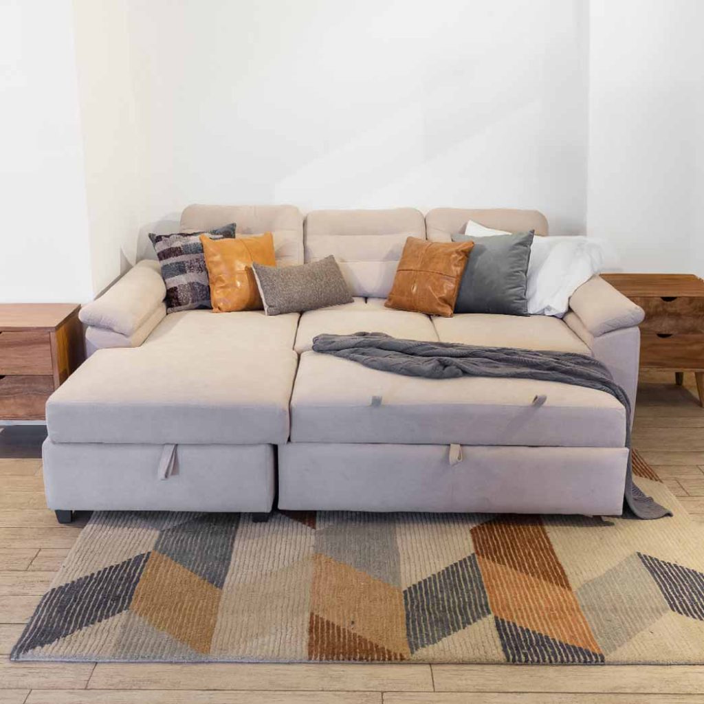 Sofá Cama Seccional Con Respaldos Reclinables – Furniture City Online Shop